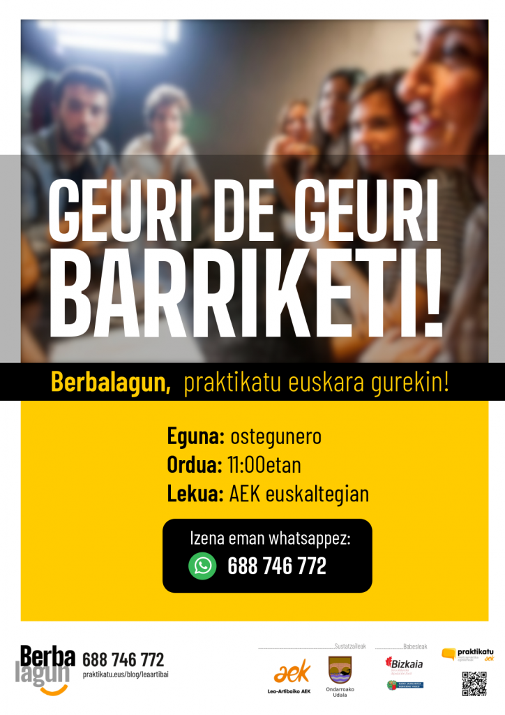 GEURI DE GEURI BERRIKETI! – Lea Artibai